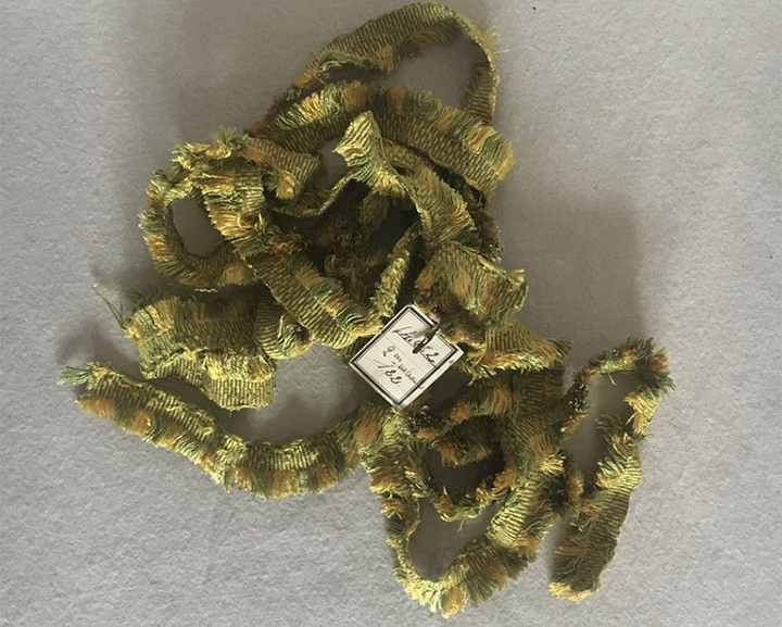 French Green Fringing 19th c | Woven Textiles | Meg Andrews - Antique ...