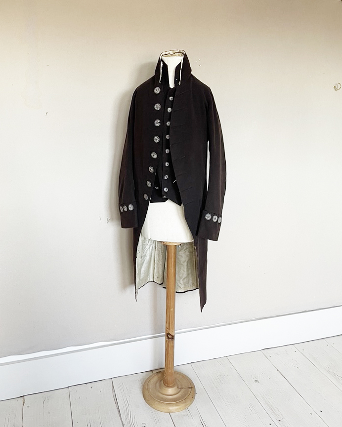Three Piece Wool Suit 1780s- 1810 | Meg Andrews - Antique Dress and ...