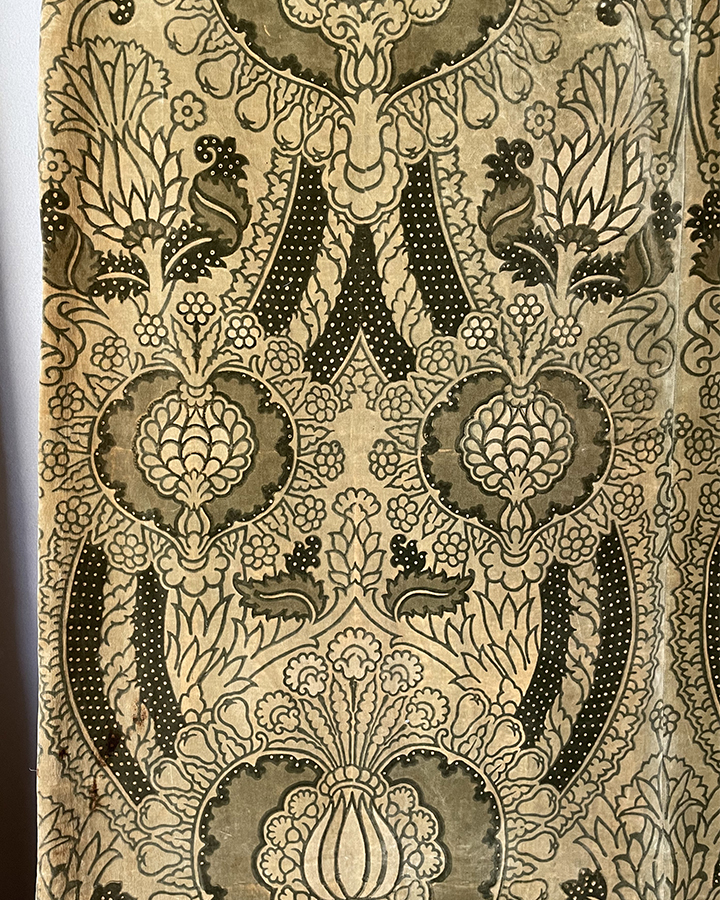 Thomas Wardle - green 1880s | Antique Arts & Crafts Textiles | Meg ...