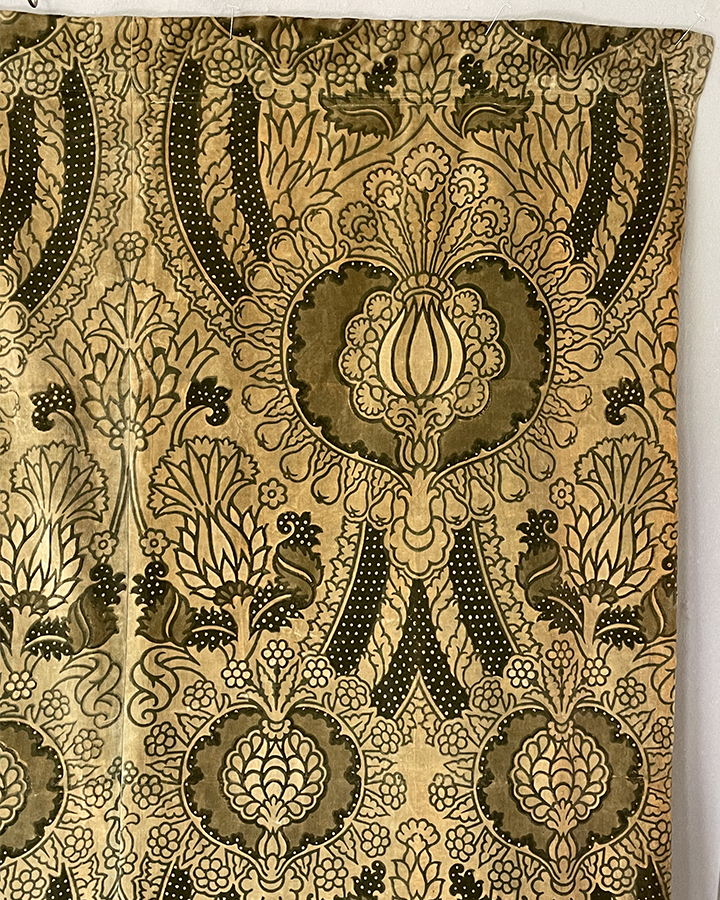 Thomas Wardle - green 1880s | Antique Arts & Crafts Textiles | Meg ...